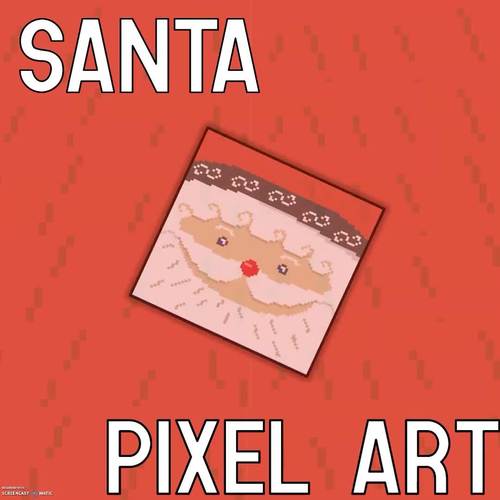 Parallel & Perpendicular Lines SANTA PIXEL ART | DIGITAL | DISTANCE ...