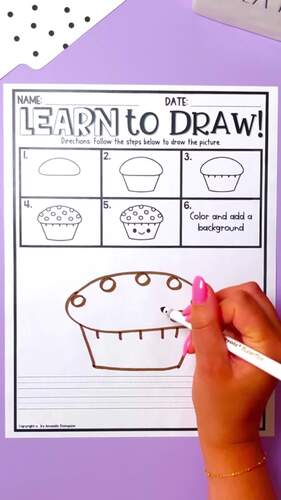 Directed Drawing Worksheets - NO PREP PRINTABLES | TPT