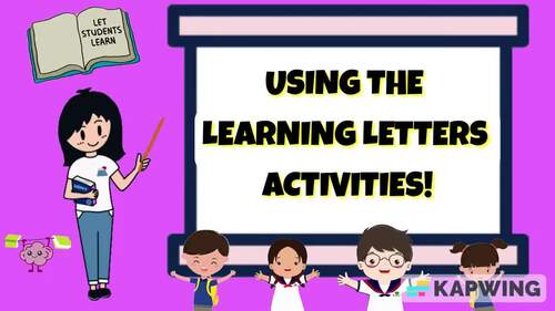 Preschool Kindergarten Reading Visual Digital Activity - Alphabet The ...