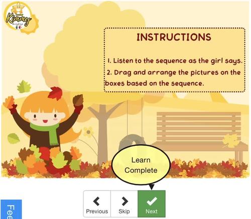Fall Picture Sequencing by Teacher Kimmy | Teachers Pay Teachers