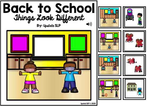 Back to School Adapted Book: Things Look Different BUNDLE Boom Cards ...