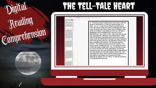 The Tell Tale Heart Quiz Questions Test Prep Digital Resources Edgar ...
