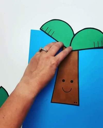 Coconut Tree Craft Math Subtraction End of Year Activity Beach Day Summer