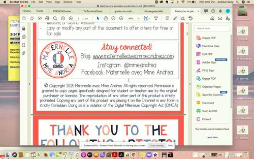 French Spring Math Worksheets | No Prep Math Activities for March in ...