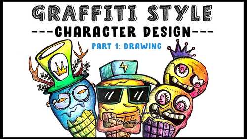 Graffiti Character Design [Distance learning possible] by Studio Emplay