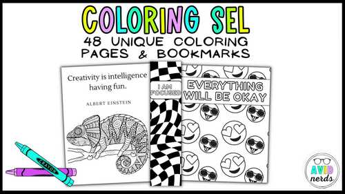 Early Finishers l Coloring State Testing Encouraging Affirmations and ...