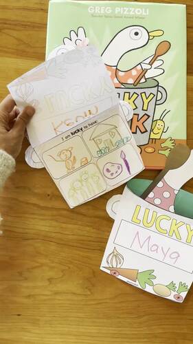 Lucky Duck by Greg Pizzoli Read Aloud Craft: I am Lucky vs. Unlucky ...