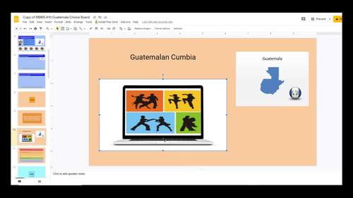 Asynchronous Choice Board #10 - High-Interest Guatemalan Culture Spanish 1.