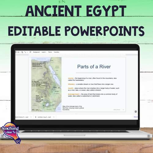 Ancient Egypt & Kush EDITABLE PowerPoint Presentations | TPT