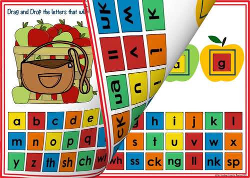 Apple Build a Word with Short Vowels Digital BOOM Cards | TPT