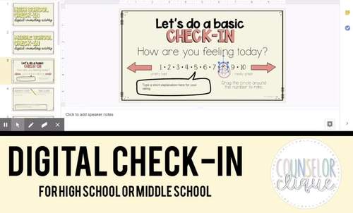 Digital Check-In Counseling Activity by Counselor Clique | TPT