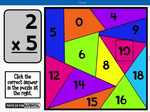 Multiplication Math Fact Practice | Boom Cards | Funny Sheep Puns ...