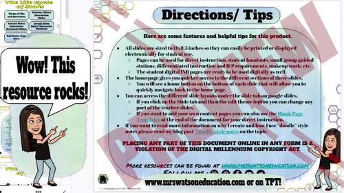 The Life Cycle of Stars "Doodle" Style Notes with Slides, INB ...