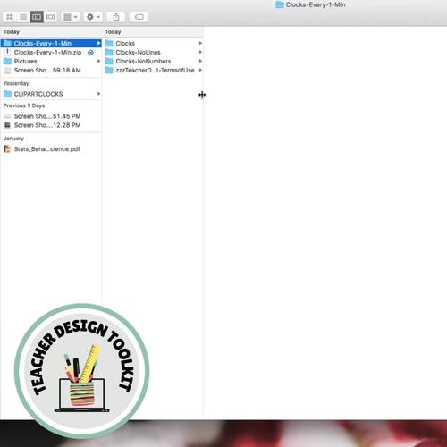 Every Minute - Analog Clocks Clip Art - Clock Faces - Telling Time Math ...