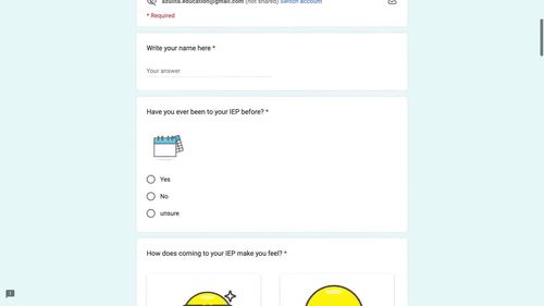 Student IEP Input Form — PDF and Google Forms Bundle by Azulita | TPT