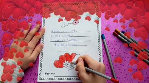 Valentine Writing Activity by Angie S | Teachers Pay Teachers