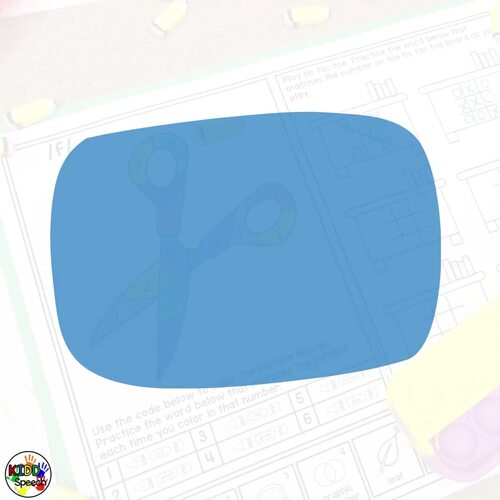 Preschool Speech Therapy School Themed No-Prep Articulation Groups