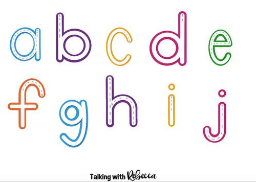 Animated GIF Lowercase Alphabet for Letter Formation by Talking with ...