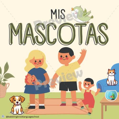 Beginner Spanish Pet Activity Sheets, Short Story & Flashcards | TPT