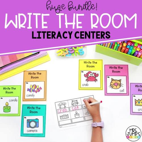 Write the Room Kindergarten & First Year Long Bundle | 100+ THEMES INCLUDED