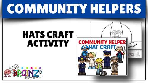 When I Grow Up I Want to Be | Career Day Community Helpers Craft Activity