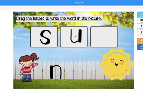 Short Vowels Boom Cards U by Interactive Teaching 1 | TPT