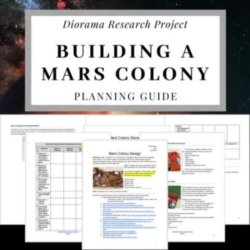 STEM Project Guide: Building a Mars Colony Diorama | TPT