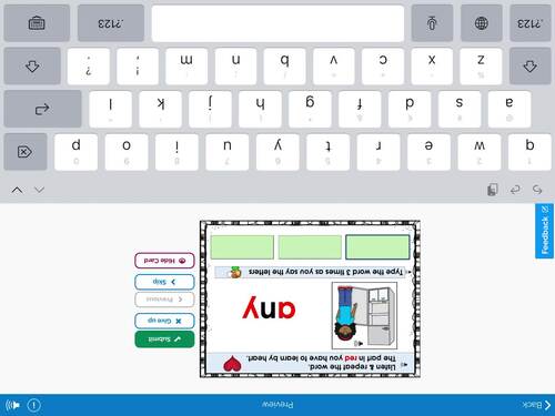 Red Words Heart Words Spelling Boom Cards List 3 | Orton-Gillingham