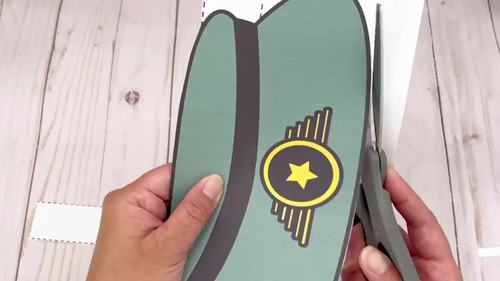 U.S. Military Hat-Memorial Day Hat- Veterans Day hat by Liv and Leb