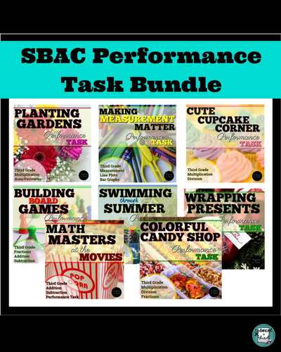 3rd grade SBAC Test Prep Math Performance Tasks SBAC Practice Math Word ...