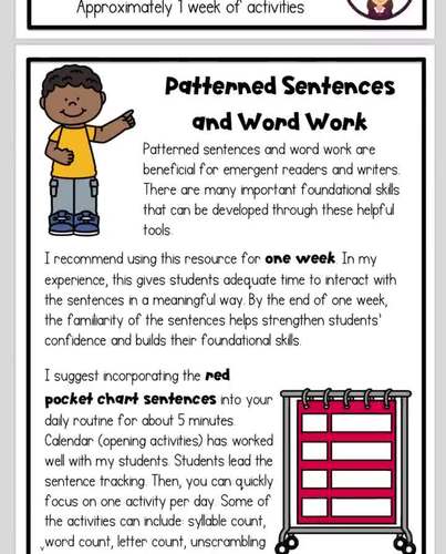 Sight Word Sentences in Spanish- Oraciones en patrón - Las frutas