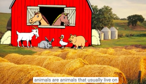 Farm Animals 1: Sheep, Pig, Cow, Chicken by Western Wise English