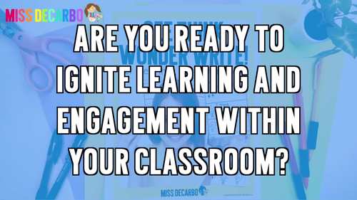 See Think Wonder WRITE Kindergarten- 2nd Writing Morning Work by Miss ...