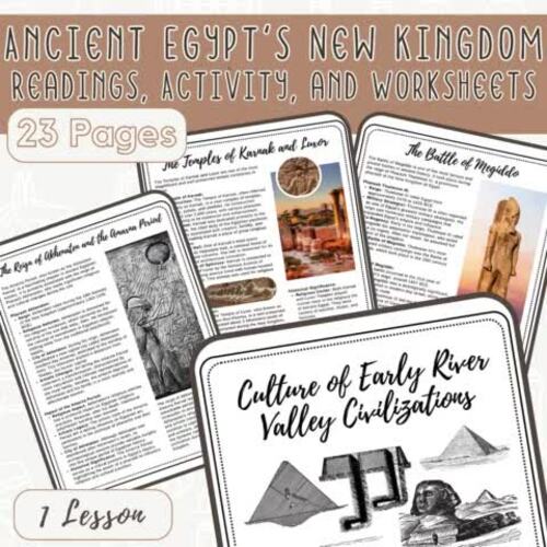 Ancient Egypt's New Kingdom - Readings, Activity, and Worksheets