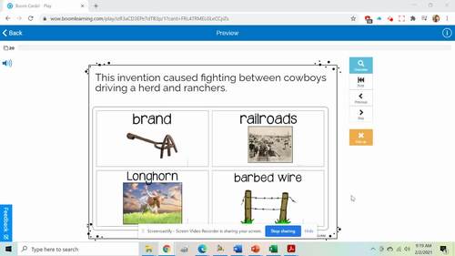 Cotton, Cattle, and Railroads in Texas History BOOM CARDS™ | TPT