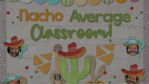 Cinco de Mayo Watercolor Classroom & Door Decor, Bulletin Board & Photo ...