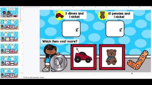 Counting Coins - English Google Slide by Recursos Arcoiris | TpT