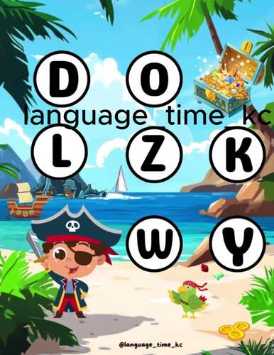 preschool Alphabet Pirate Bingo | back to school abc Game + Certificate