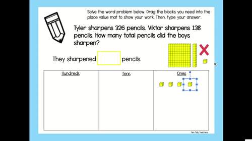 Back to School Word Problems within 1,000 Printables & Google Slides
