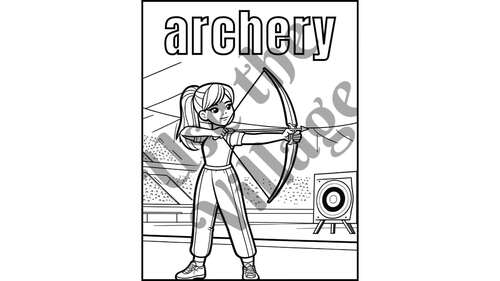 olympia sports coloring pages
