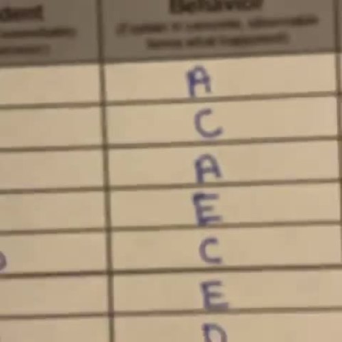 Editable Behavior Data Tracking Sheet ABC Data Form and Interval ...