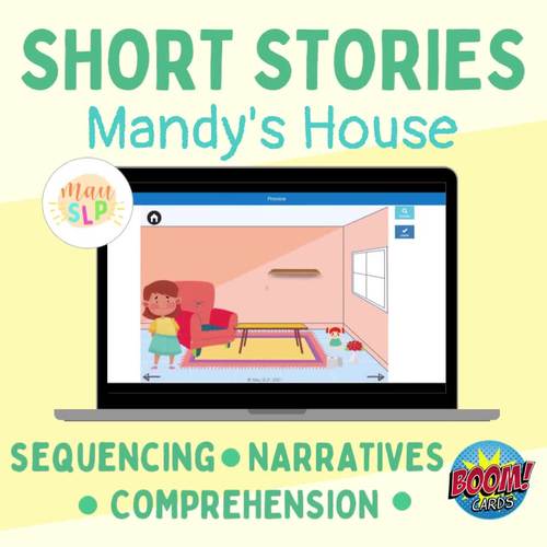 Short Stories: Three-Sentence Stories (Mandy's House) by Mau SLP