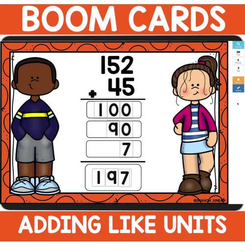 3 Digit Addition with Regrouping Boom Cards | TPT