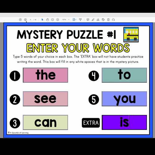 Editable Sight Word Practice | Color by Sight Word | Back to School ...