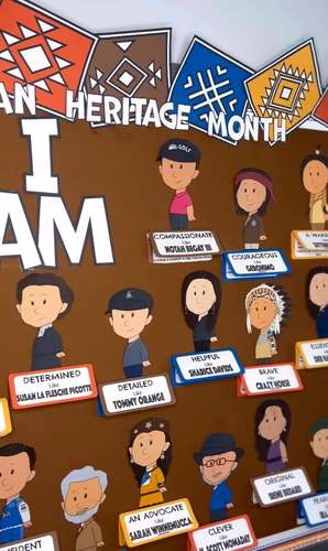 Native American Heritage Month Bulletin Board Interactive | SEL | TPT