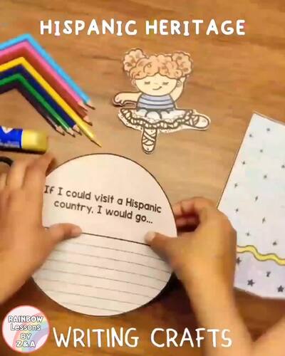 Hispanic Heritage Month Writing Crafts | Hispanic Heritage Month ...