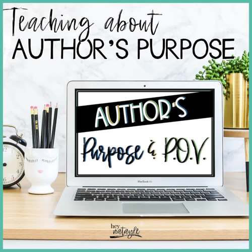 Determining Author's Purpose and Point of View Minilesson - RI.6.6, RI.7.6
