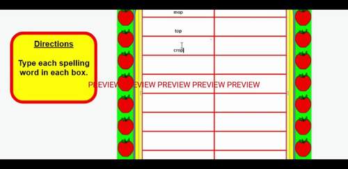 All Digital Back To School Spelling All Digital Activities - Pack C