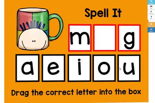 Boom Cards - Spell It CVC Words (Distance Learning) by Miss Rainbow ...