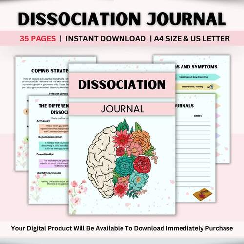Dissociation Journal 35pages | Therapy Journal | Dissociation Conversation